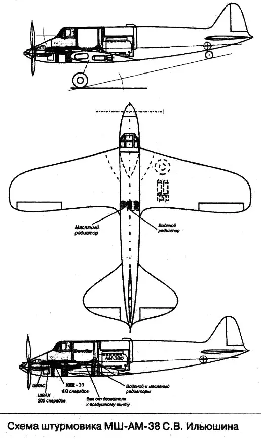 Il-qattiel fallut ta 'tankijiet - Stormzovik iyushin MSh. L-USSR.