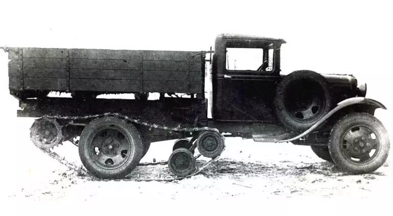 Trial Lightweight Gaz-65 ühendatud võrdlusrullidega