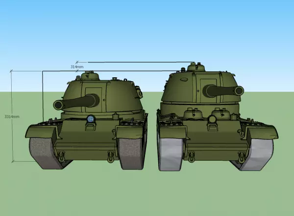 T-103m ke mofuta o ntlafalitsoeng oa ntho ea 103.