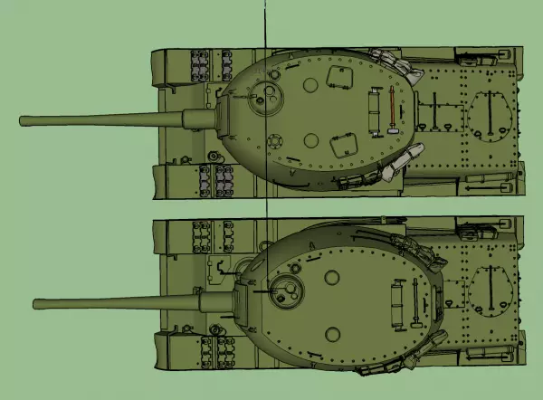 T-103M er en forbedret versjon av objektet 103.