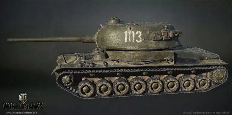 T-103M is een verbeterde versie van het object 103.