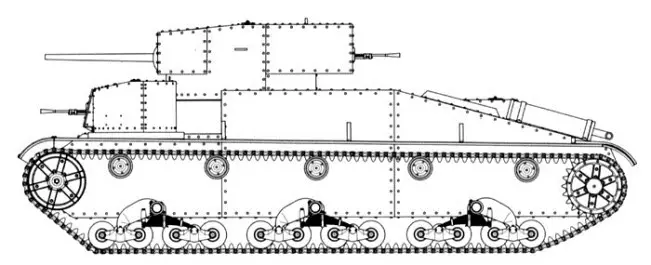 (Өрсөлдөгч T-28 - Төслийн VAM)