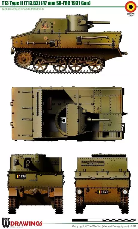 Pantserwagen T.13b2.