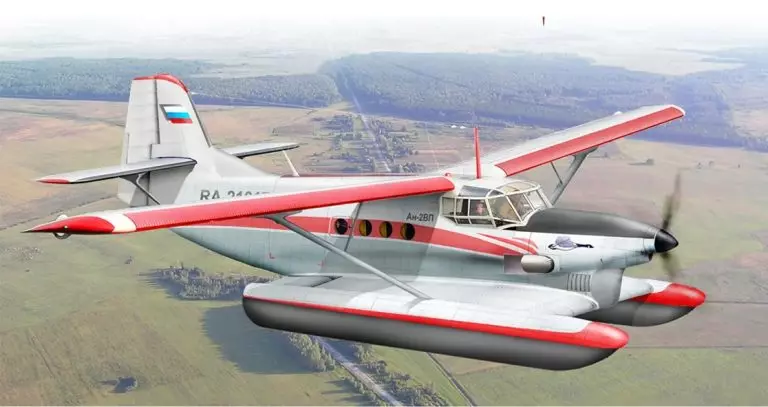 An-2 med et chassis på en luftpute