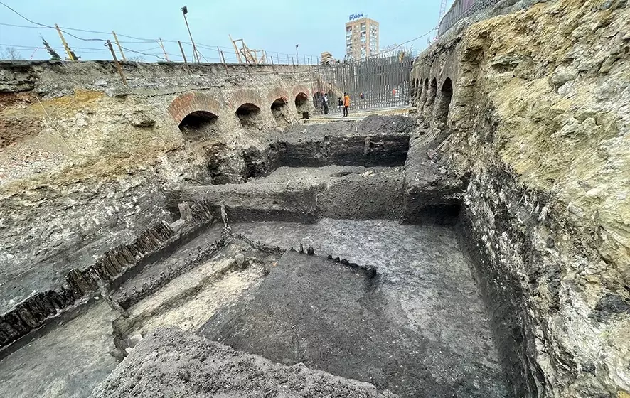 Okänd gammal rysk stad av Domongolsky epok