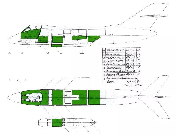 Yon ti kras-li te ye atak avyon KB Yakovleva Yak-25lsh