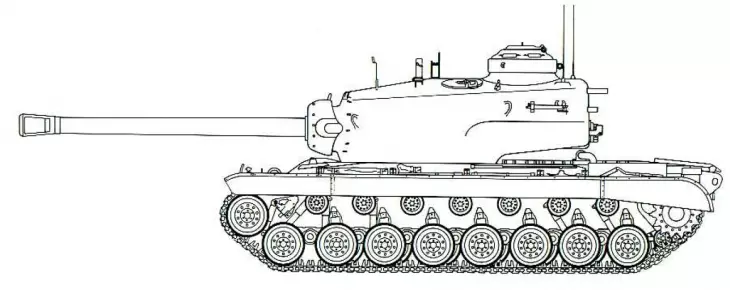 Рисуване T30E1.