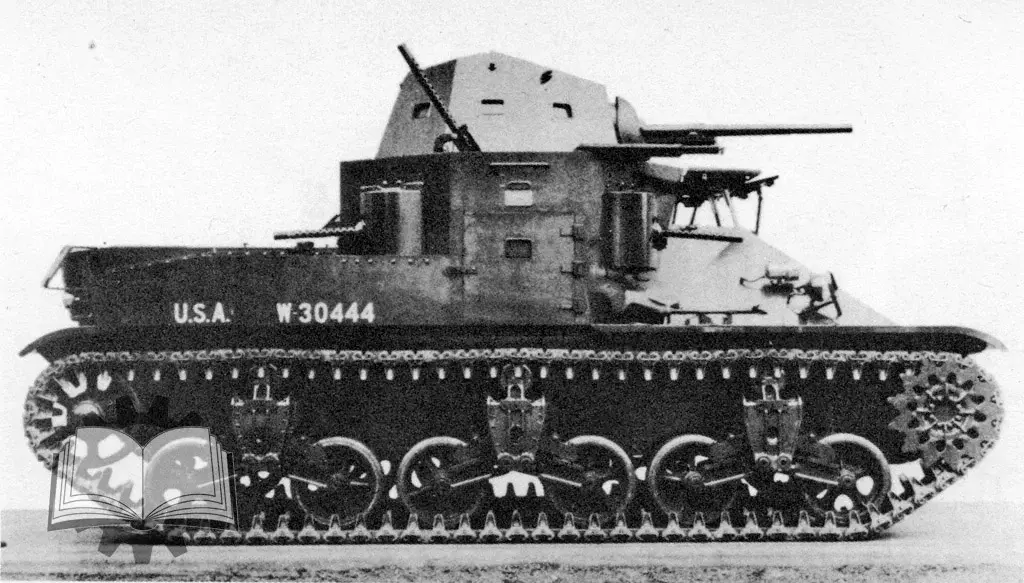 Primeira mostra de tanques M2 M2 feita polo arsenal de Detroit no verán de 1939