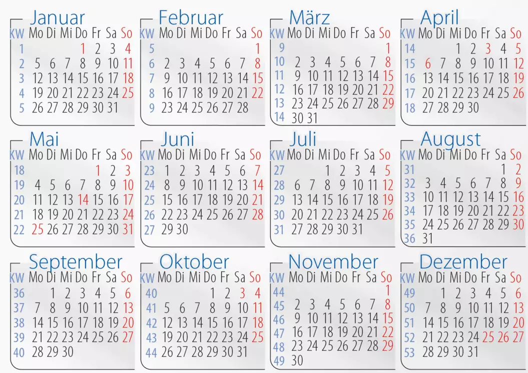 Calendario alternativo. No las raíces greco-latinas, sino invocando ruso.