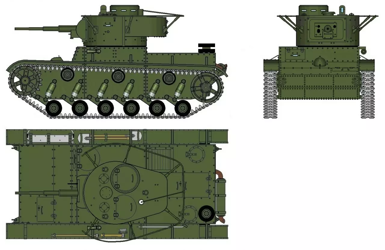 보병 T-26 제 2 부의 쉬운 탱크 반주