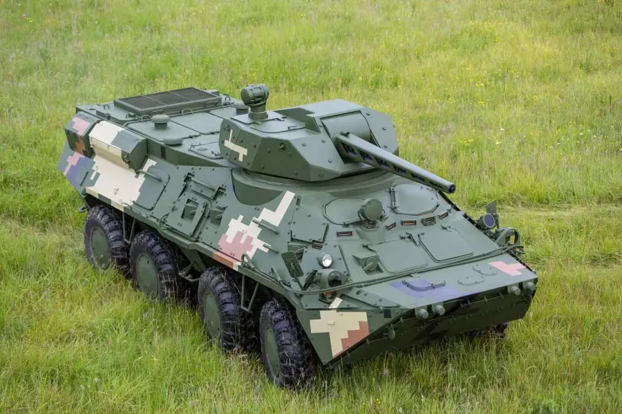BTR-3E gyda modiwl CPWS-30