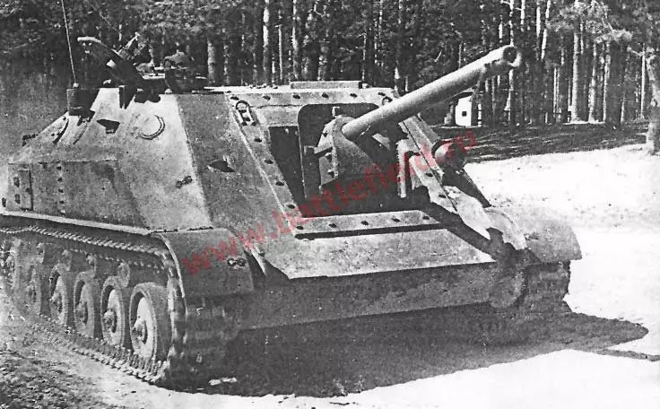 SAU SU-76D ve SU-57B (GAZ-74) deneyimli. SSCR.1943-44g.