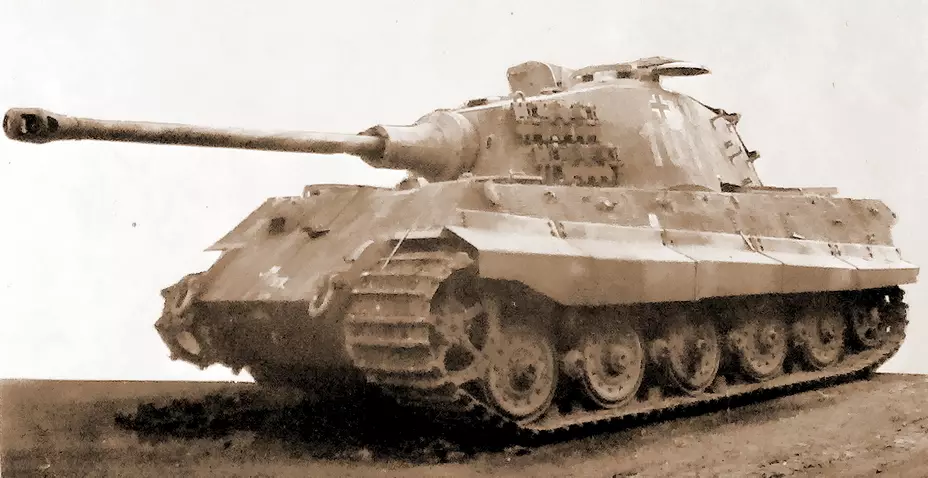 ការធ្វើតេស្តិ៍ Royal Rears ទាំងមូលនៅក្នុងរថក្រោះធុនធ្ងន់ចក្រភពអង់គ្លេស Pz.kpfw.vi Tiger II Ausf ។ ខ។ 13448_6