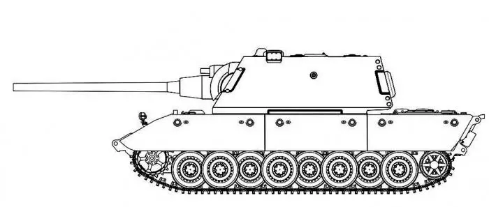 Solche E-100 sollte in der Serie sein. Über Fantasie mit einem anderen Turm, den Sie sicher vergessen können, haben sie keine Stiftungen - Hundertstelüberschuss | Militär Historisches Portal Warspot.ru