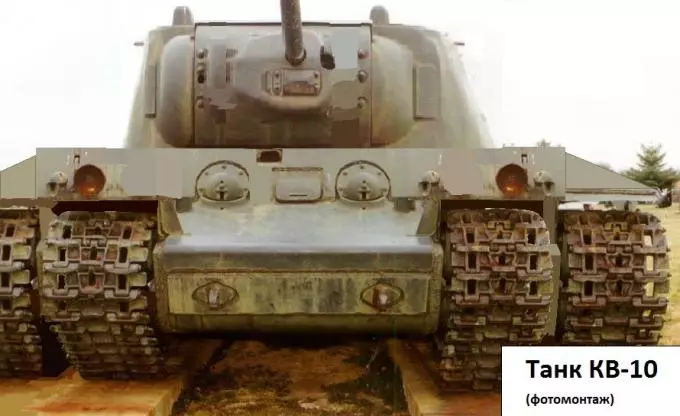 döyüşdə KV-10 tankları