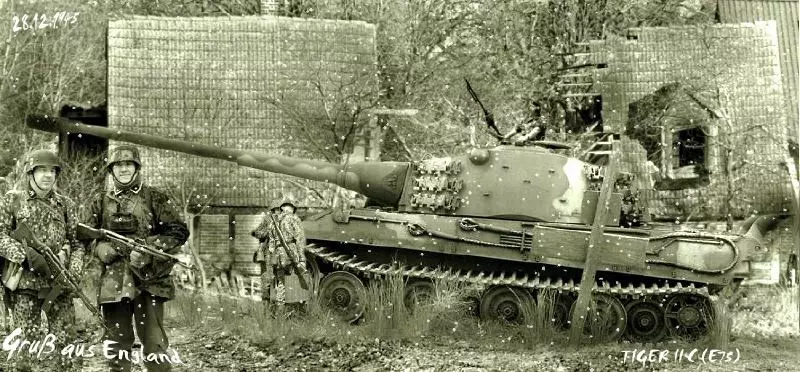 Ọ bụghị ihe mejupụtara na tankị nke Reich. E-50, E-75.