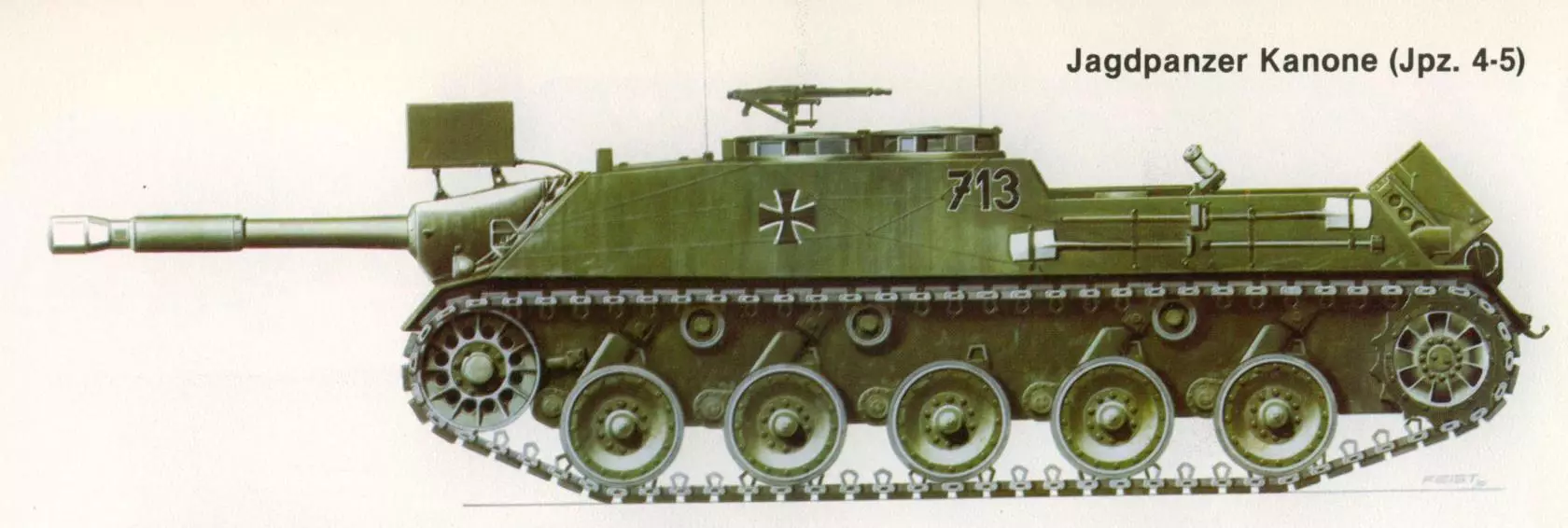 Jagdepanta 50s - Sau JPZ 4-5。德國