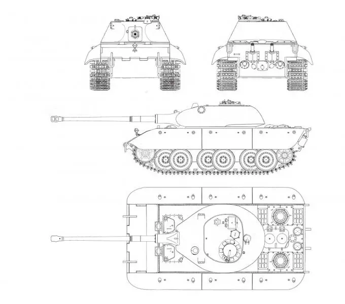 Rasked tankid Krupp E-50 ja Krupp E-75. Saksamaa