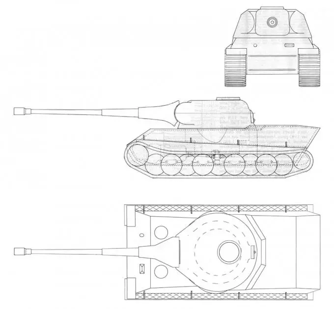 Teški tenkovi Krupp E-50 i Krupp E-75. Njemačka