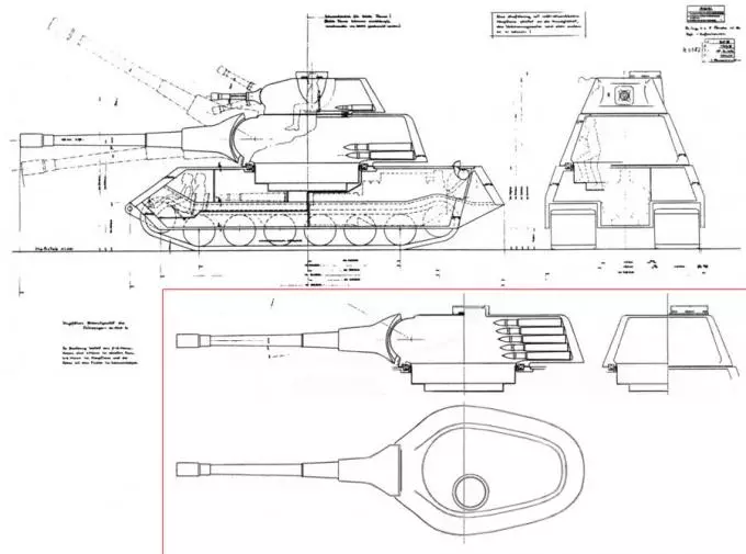 Rasked tankid Krupp E-50 ja Krupp E-75. Saksamaa