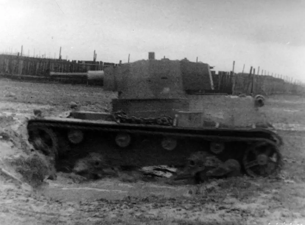 1.6米寬和0.5米的深度波蘭的坦克無法克服