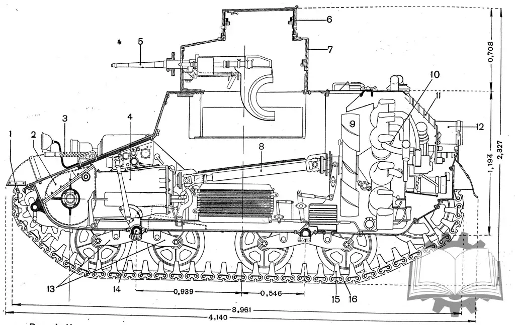 M2A2 LongituNinal Бөлүм. Мунараларга орун жок болчу, от турган