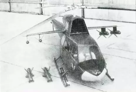 Alternatyvūs MI-24 kovinio sraigtasparnio variantai. SSRS. 60-e.