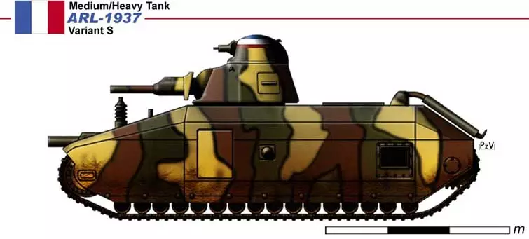 重型坦克arl char lourd。法国