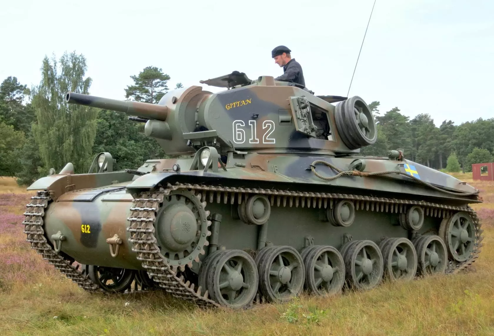 Mittlerer Tank Stridsvagn Strv M / 42. Schweden