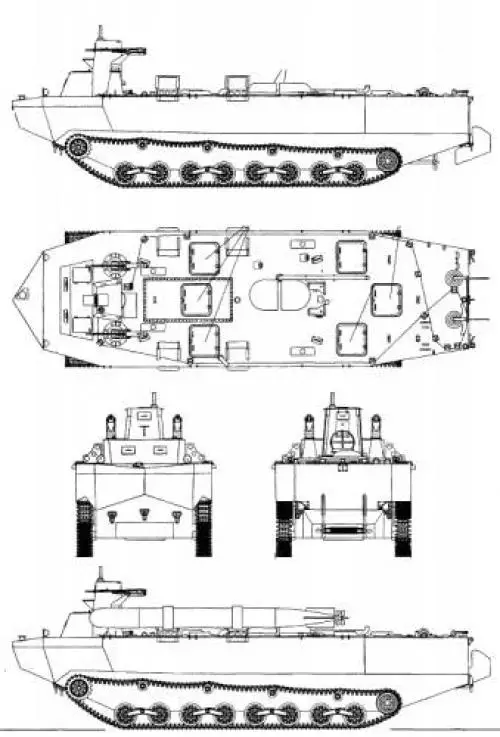 BTR Amphibian ka-tu. Япония. 1944