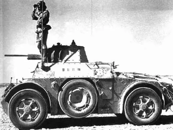 Italian armored car autoblinda 40