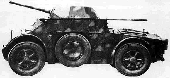 Italian armored car autoblinda 40