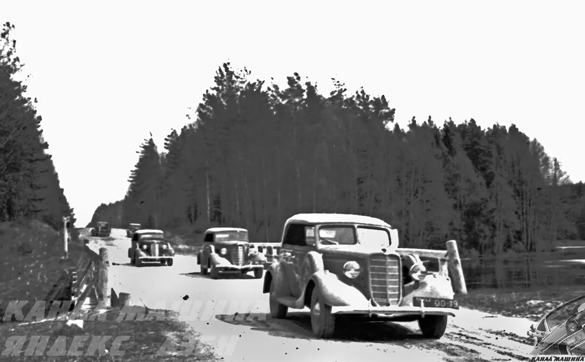 1938 yil, yangi yo'lovchi avtomobillari gazi