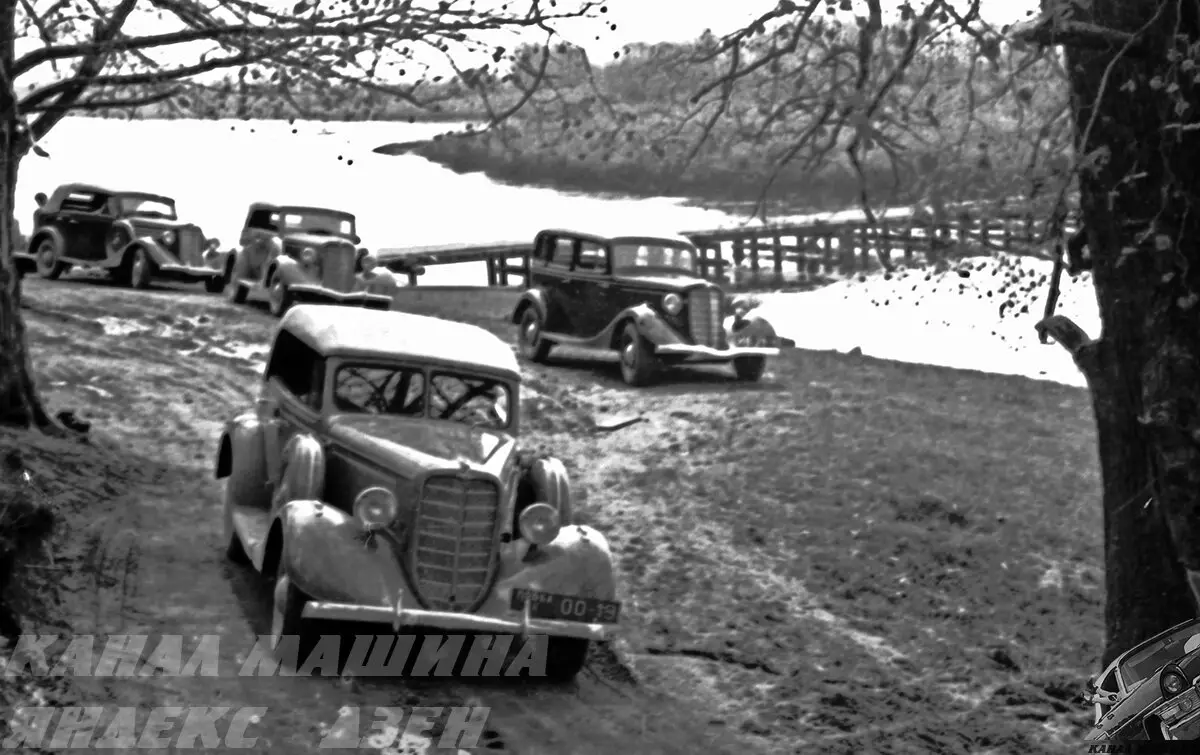 ஆண்டு 1938, புதிய பயணிகள் கார்கள் எரிவாயு சோதனை மைலேஜ்