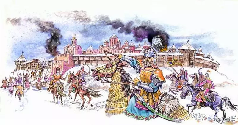 Lukinsky. Invazija Batya na Rusiju. Ruska apokalipsa. Dijelovi 14 i 15. Hashar - opsadni oružje Genghis Khan