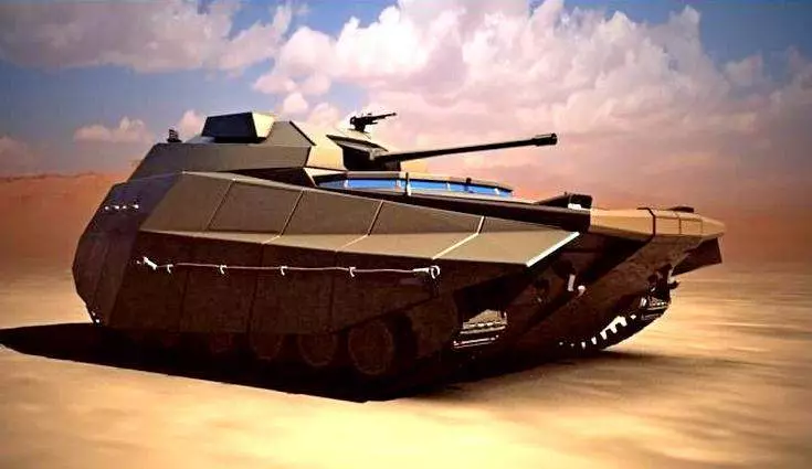 Zware Carmel-tank, of een klein dierlijk dier van Israël