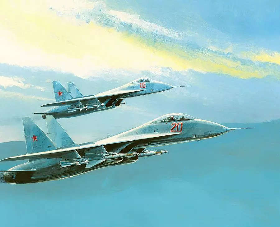 So foreign experts imagined SU-27 before his first photographs appear