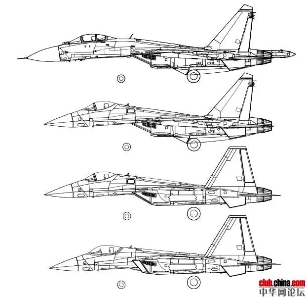 Alternativ för att modernisera J-11-fighteren (SU-27). Kina