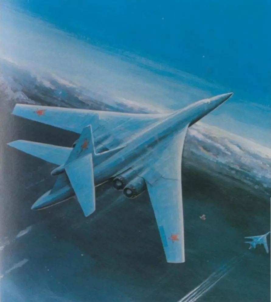 Erfarna sovjetiska flygplan genom västens ögon. Heavy Far Bomber Tupolev Blackjack (TU-160)