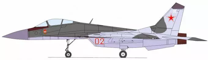 Eksperyans avyon Sovyetik nan je yo nan lwès la. Mikoyan Mig-29 Fulcrum Multi-bi avyon de gè (MIG-29)