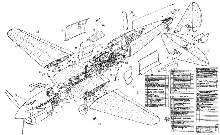 Aeronaves de Tomashevich. Experimentado Fighter e-110