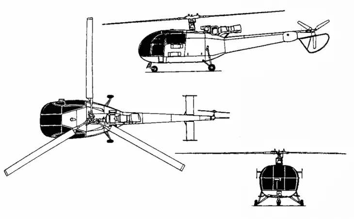 Getoets in die USSR. Helikopter K-1 