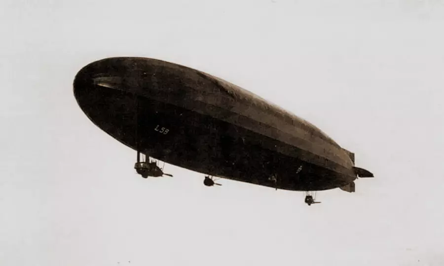 ZEPELIN L.58, FIRST Combat Airship med höghöjdmotorer