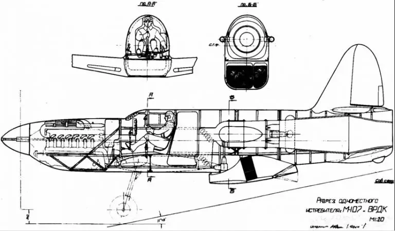 Deneyimli Interceptor I-107 (SU-5). SSCB