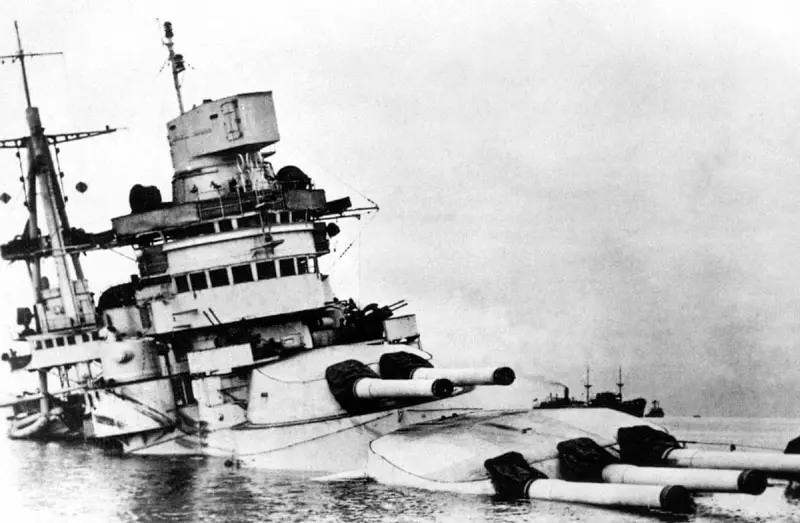 Battleship Sunken