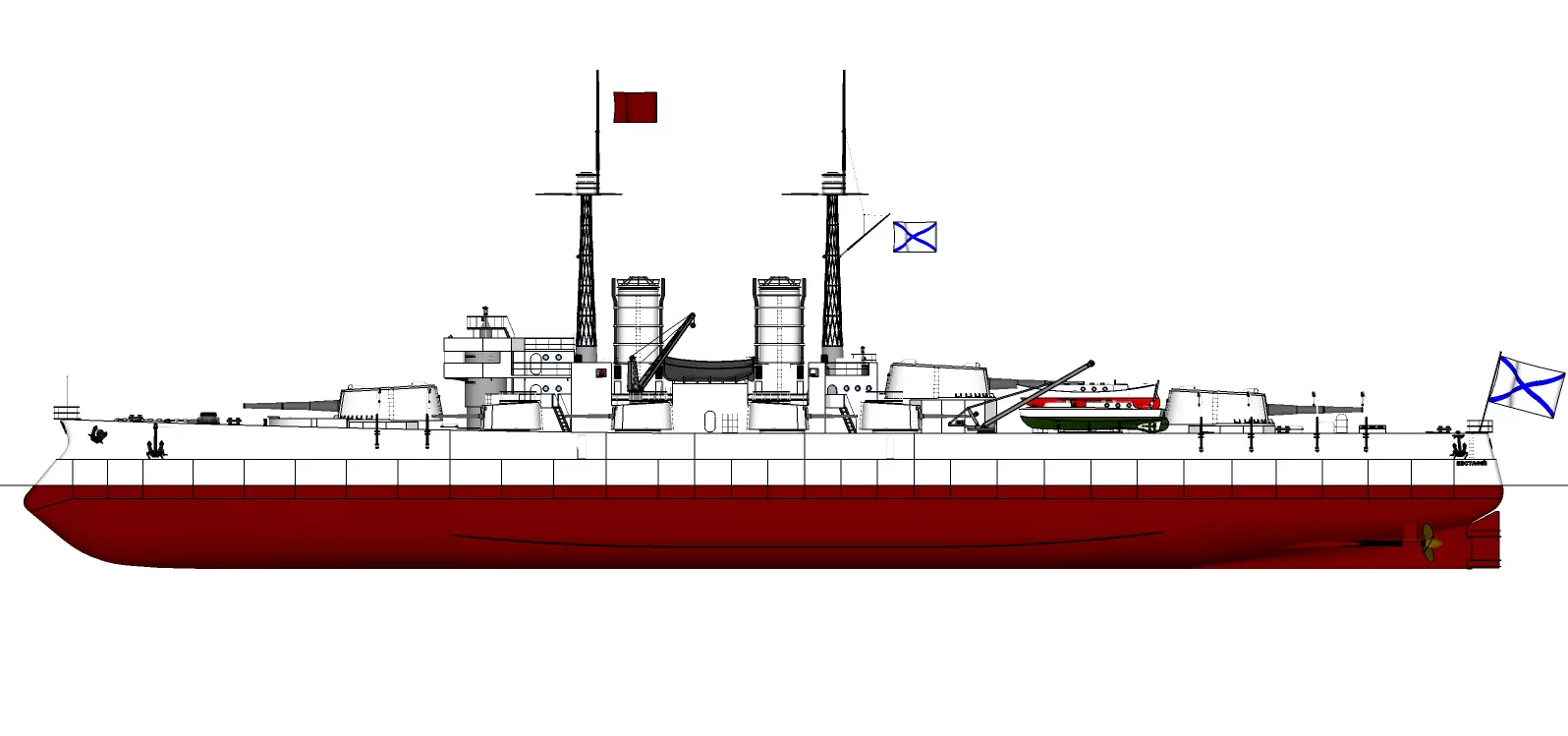 Beli slon na črnem polju. AI Battleship tip.