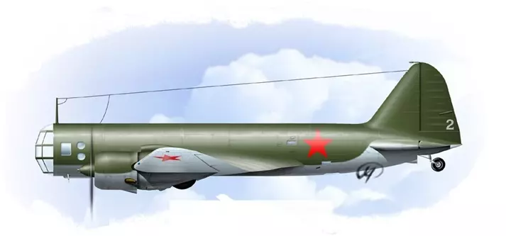 Scout ولتاژ بالا از IL-4TK. اتحاد جماهیر شوروی 1943