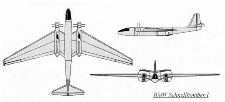 Комар на немски. BMW Schnellbomber I Speed ​​Bomber проект (Schnellbumber)