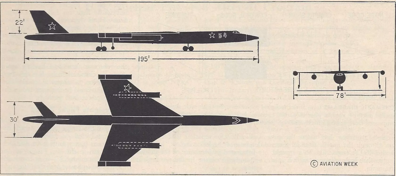 Boj s senco. Sovjetski strateški bombnik z namestitvijo jedrske energije 15237_2