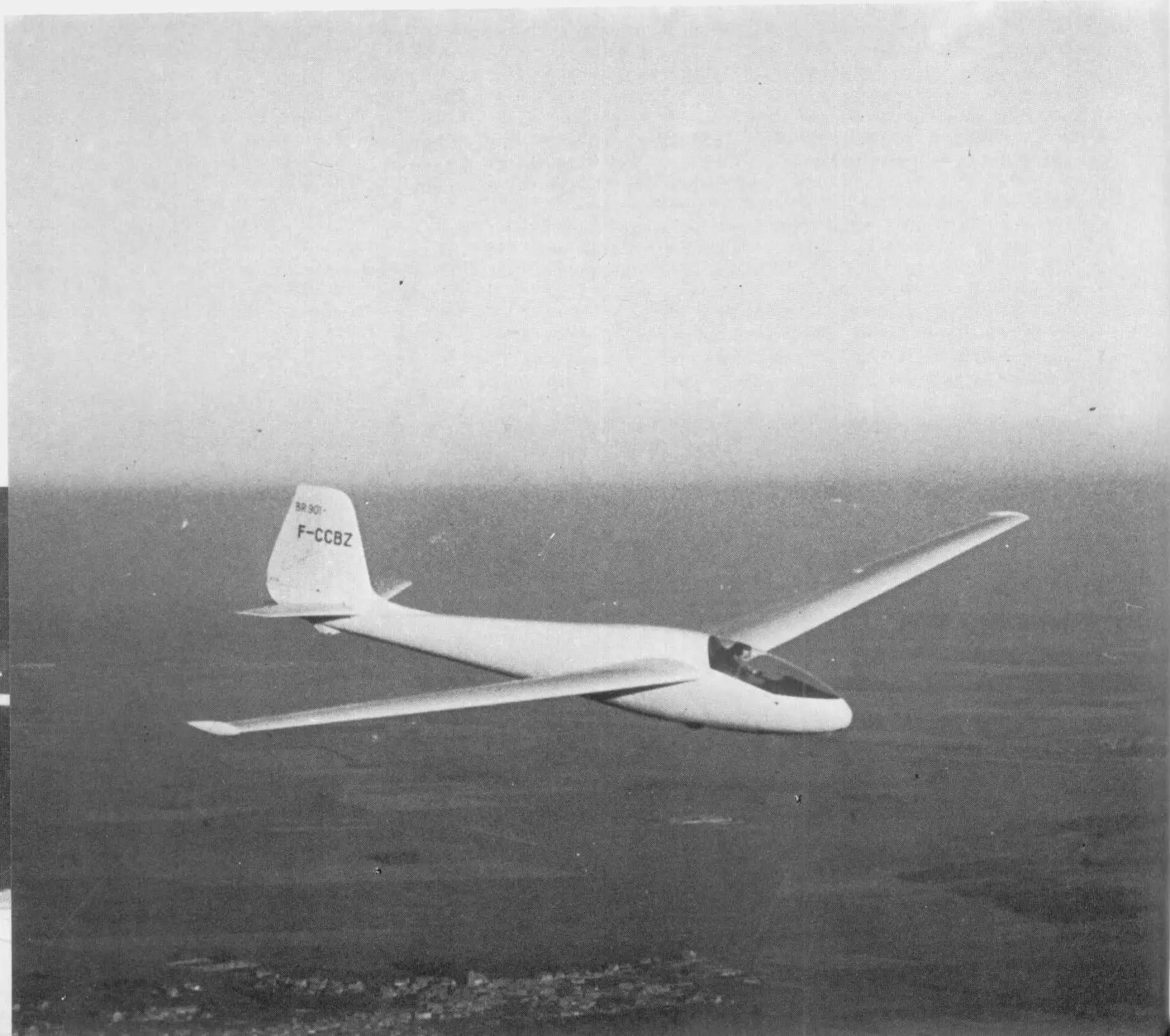 Gliders olahraga breguet 901. Prancis